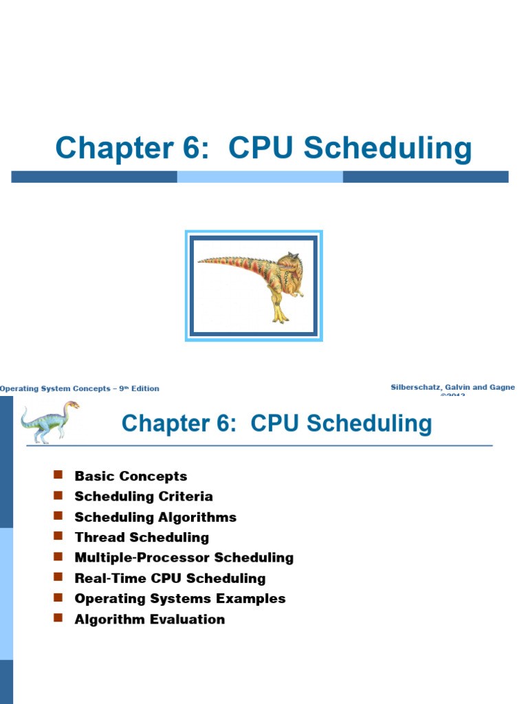 CH 6 | PDF | Scheduling (Computing) | Thread (Computing)