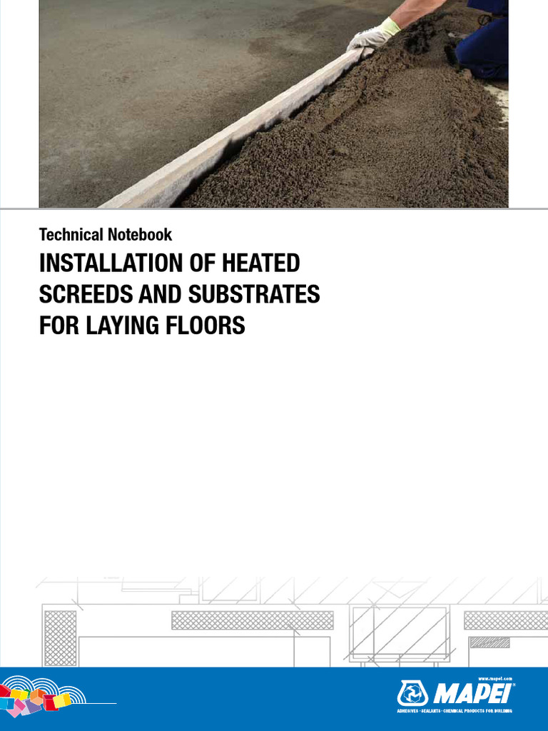 Installation of Heated Screeds and Substrates For Laying Floors ...