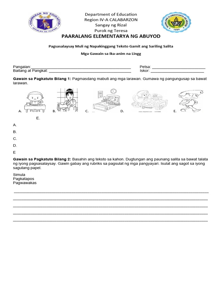 Department of Education | PDF