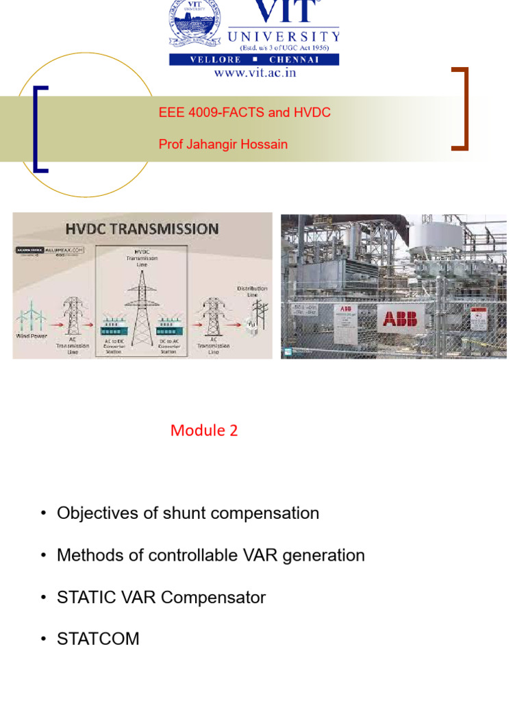 Lecture 5-VAR Generation | PDF | Capacitor | Ac Power