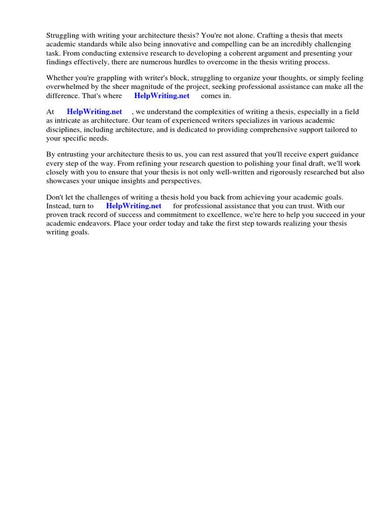 Architecture Thesis Tumblr | PDF | Thesis