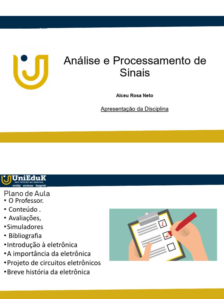 Analise e Processamento de Sinais | PDF