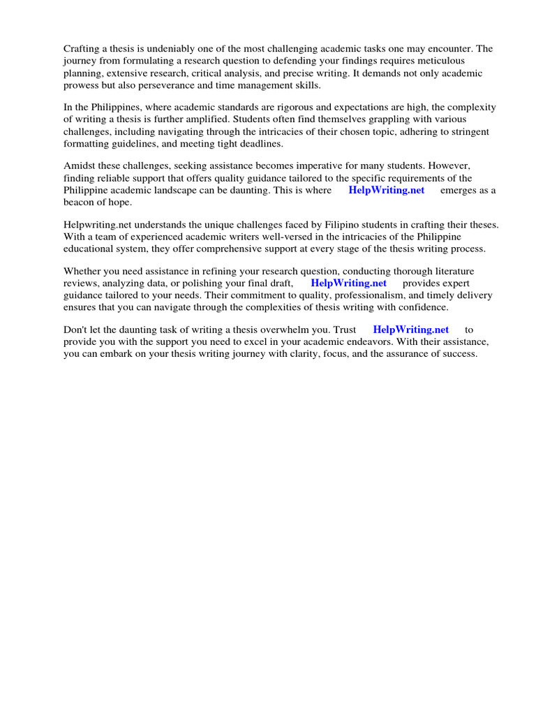 Thesis Template Philippines | PDF | Tagalog Language | Thesis