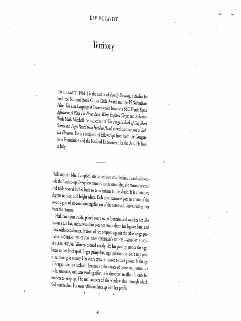 Leavitt David Territory | PDF