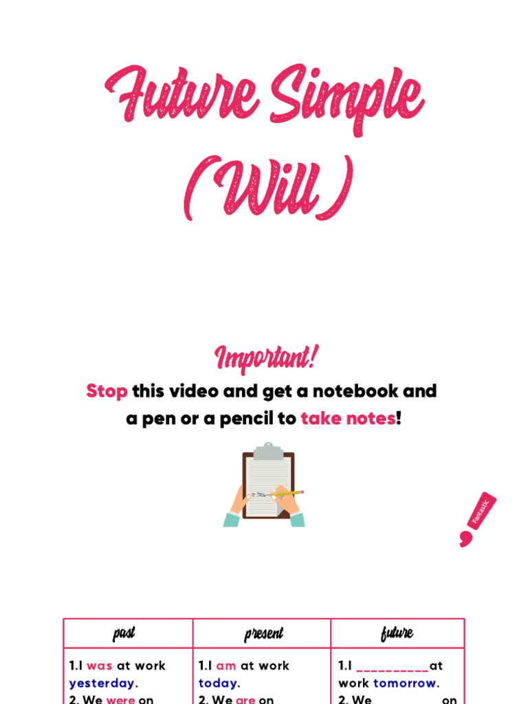 Presentation +Future+Simple+ (Will) | PDF | Human Communication | Linguistic Morphology