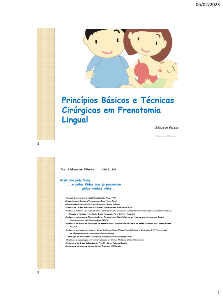 MAterial Aula 9 Principios Basicos e Técnicas Cirugicas Em Frenulo Lingual | PDF | Odontologia ...