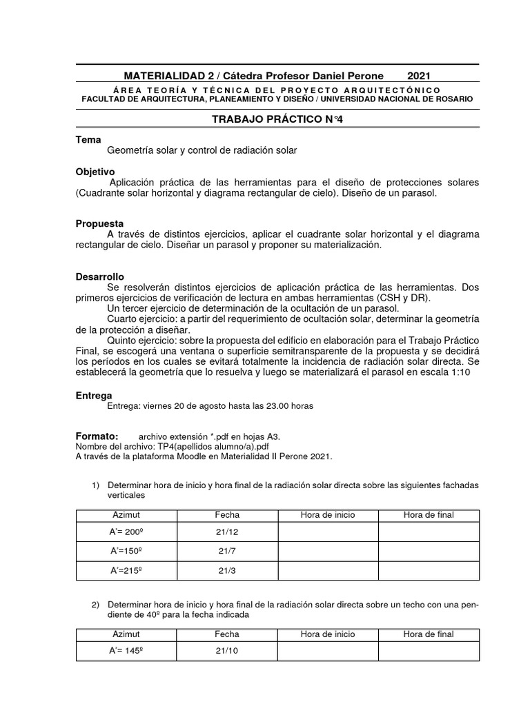 Tp4-Ejercicio Parasol-2021 | PDF