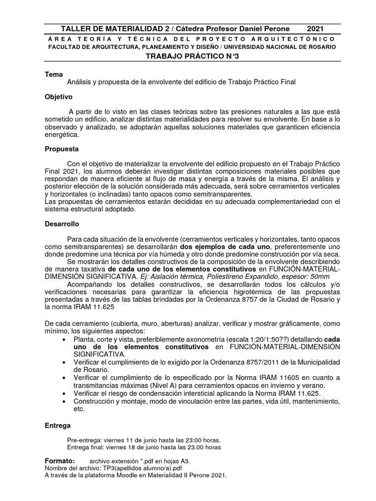 tp3 Envolvente m2dp 2021 | PDF | Ciencia y matemáticas | Tecnología