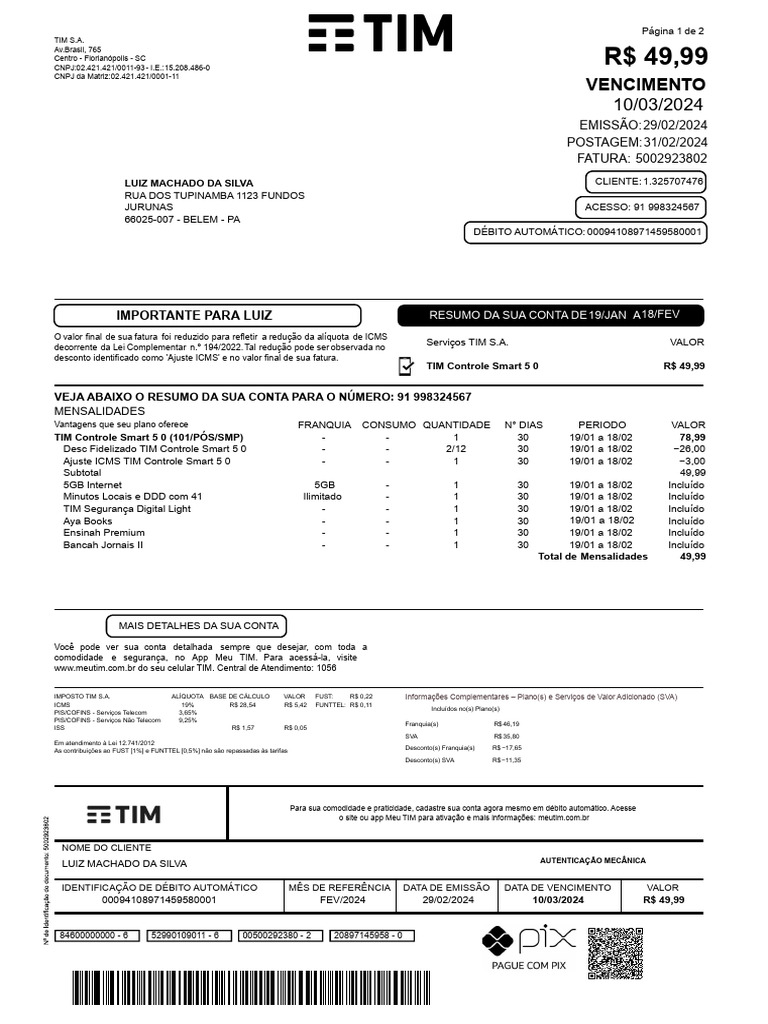 LUIZ | PDF | Pagamentos