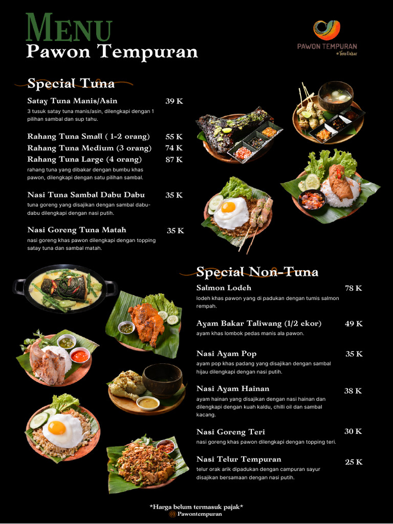 Menu Pawon | PDF