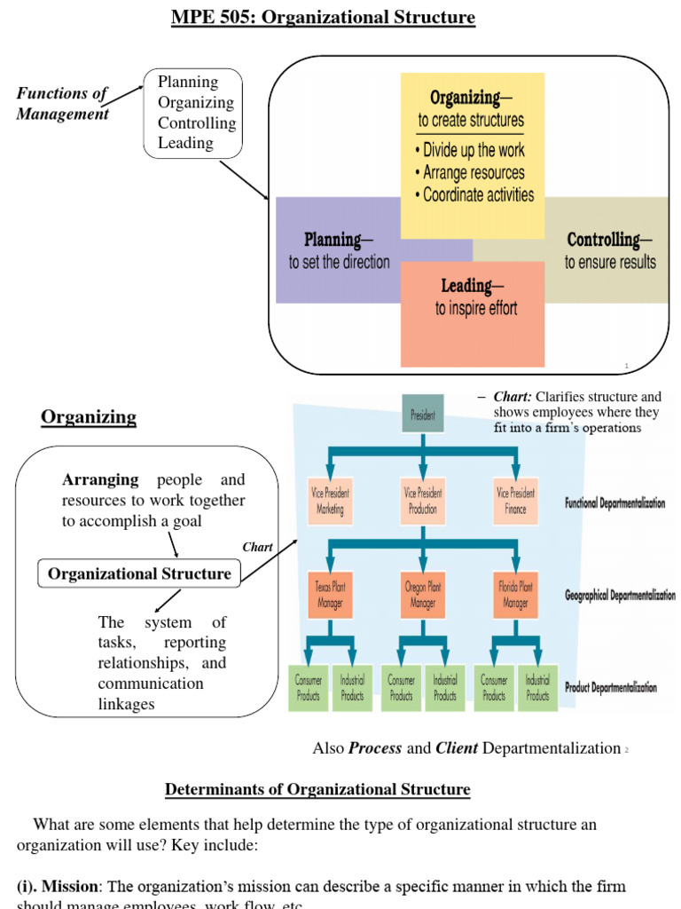 Organizational Structure Overview | PDF | Organizational Structure ...