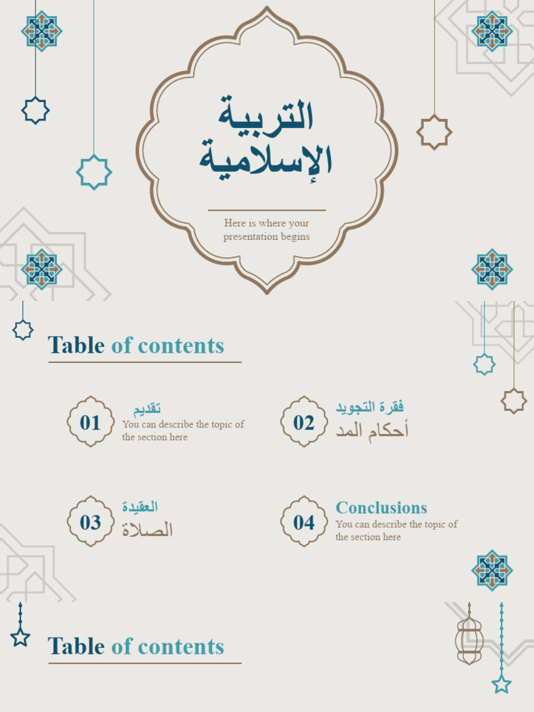 Islamic History Thesis XL by Slidesgo | PDF