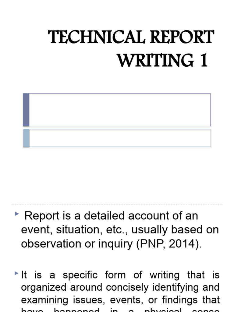 Technical Report Writing | PDF | Verb | Adverb Technical Report Writing | PDF | Verb | Adverb