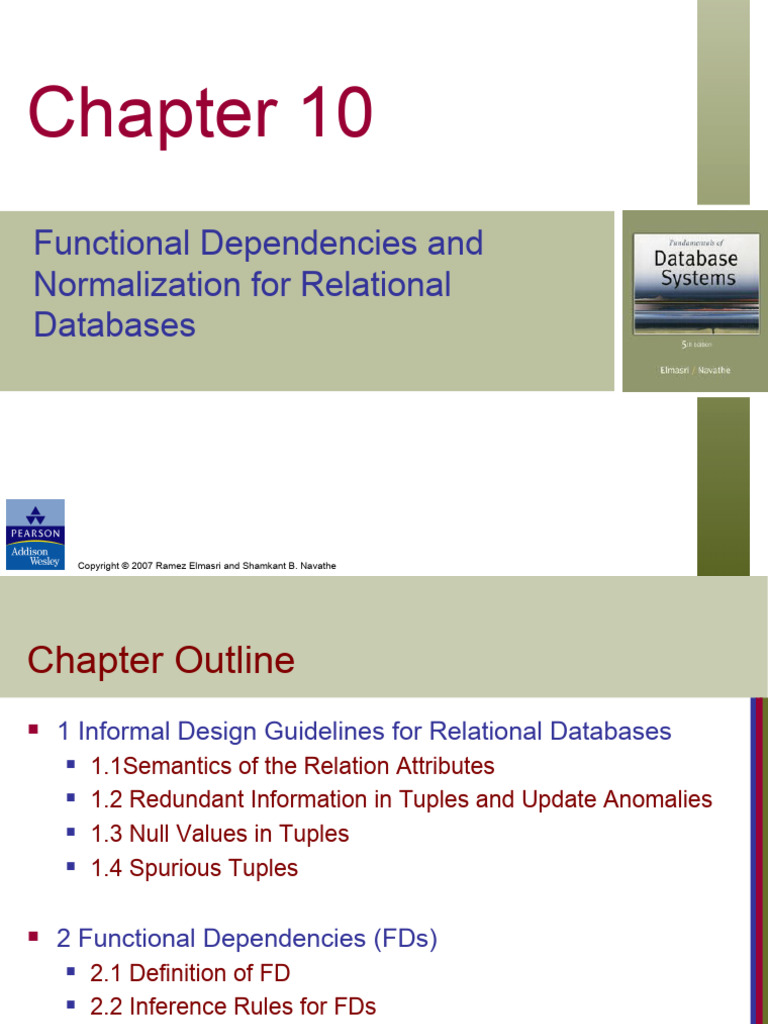 Normalization | PDF | Relational Model | Applied Mathematics