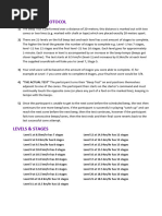 Beep Test Table | PDF