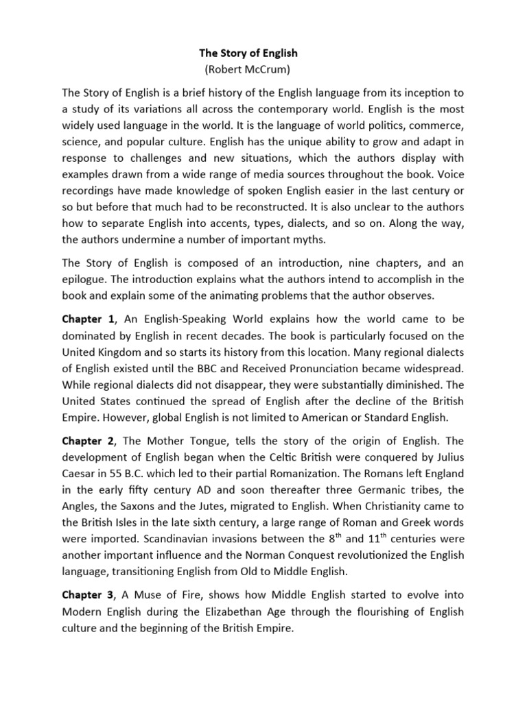 History of English | PDF | English Language | England