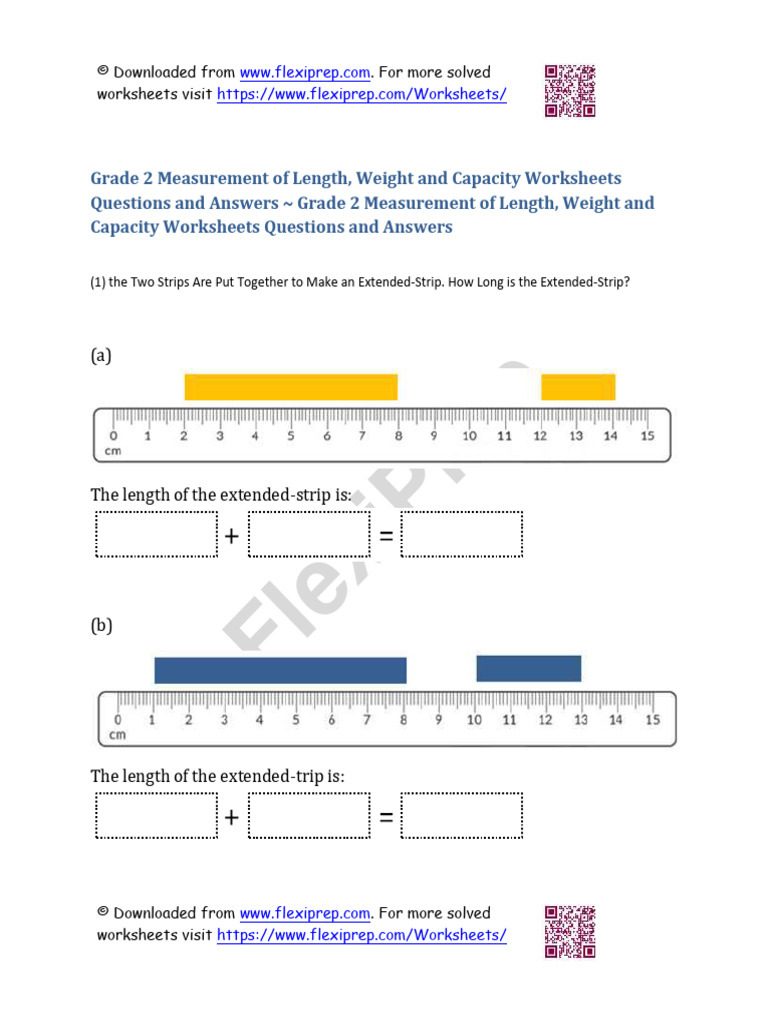 Grade 2 Measurement of Length Weight and Capacity | PDF | Technology ...