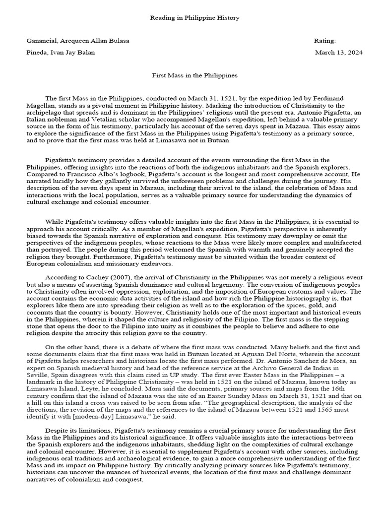 Argumentative Essay | PDF | Philippines | Citation