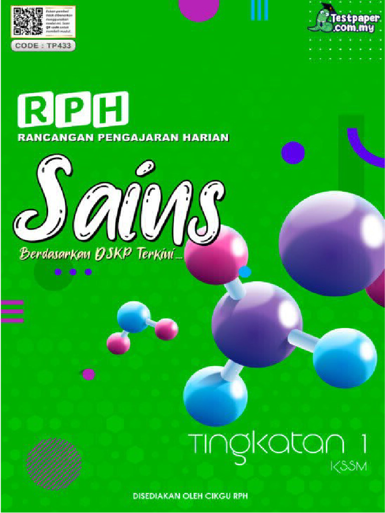 RPH Sains Tingkatan 1 KSSM 02 | PDF