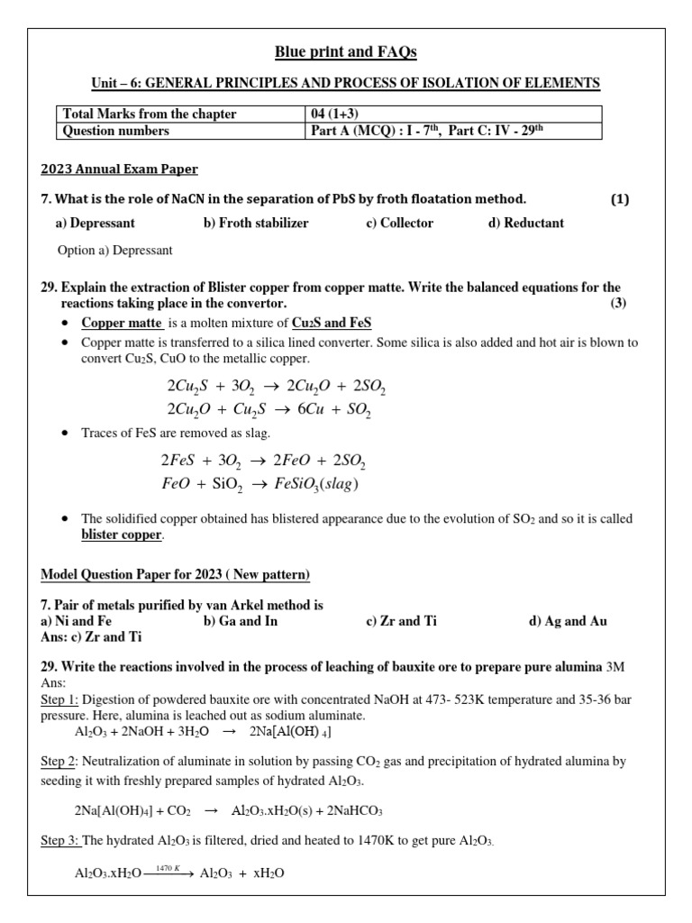 Unit 6 - Chemistry - CMP | PDF