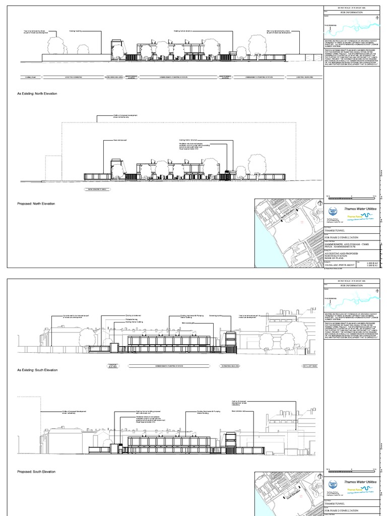 Hammer Smith Pumping Station Plans | PDF | Ordnance Survey | Tunnel