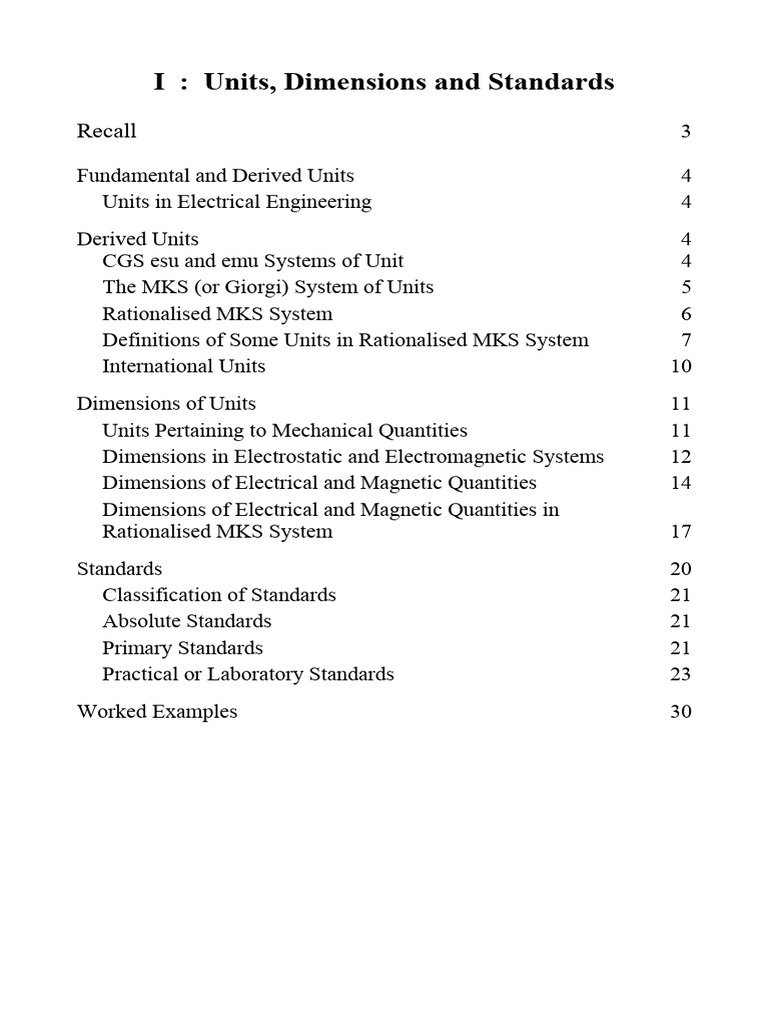 Electrical Units & Standards Guide | PDF | Kilogram | Volt