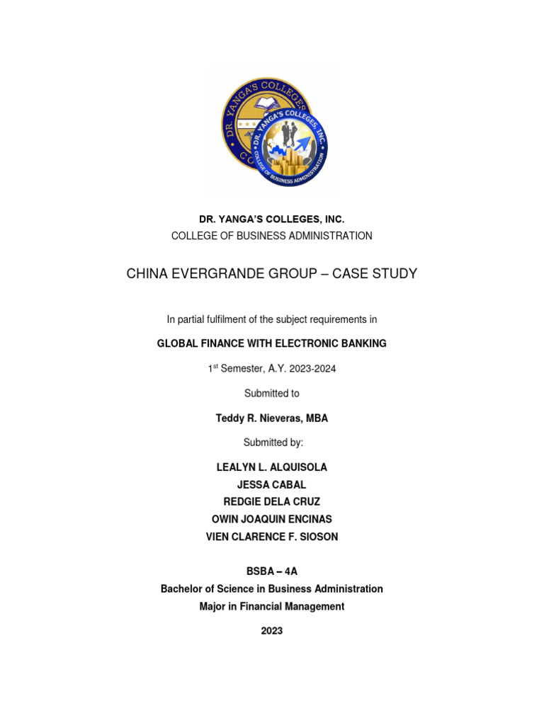 Evergrande Crisis: Strategies for Stability | PDF | Debt | Crisis ...