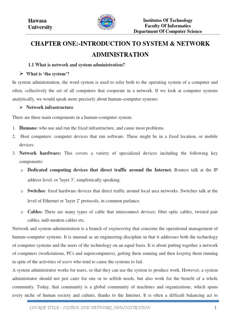 System & Network Administration Guide | PDF | Booting | Installation (Computer Programs)