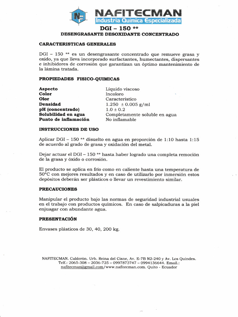 DGI - 150 | PDF