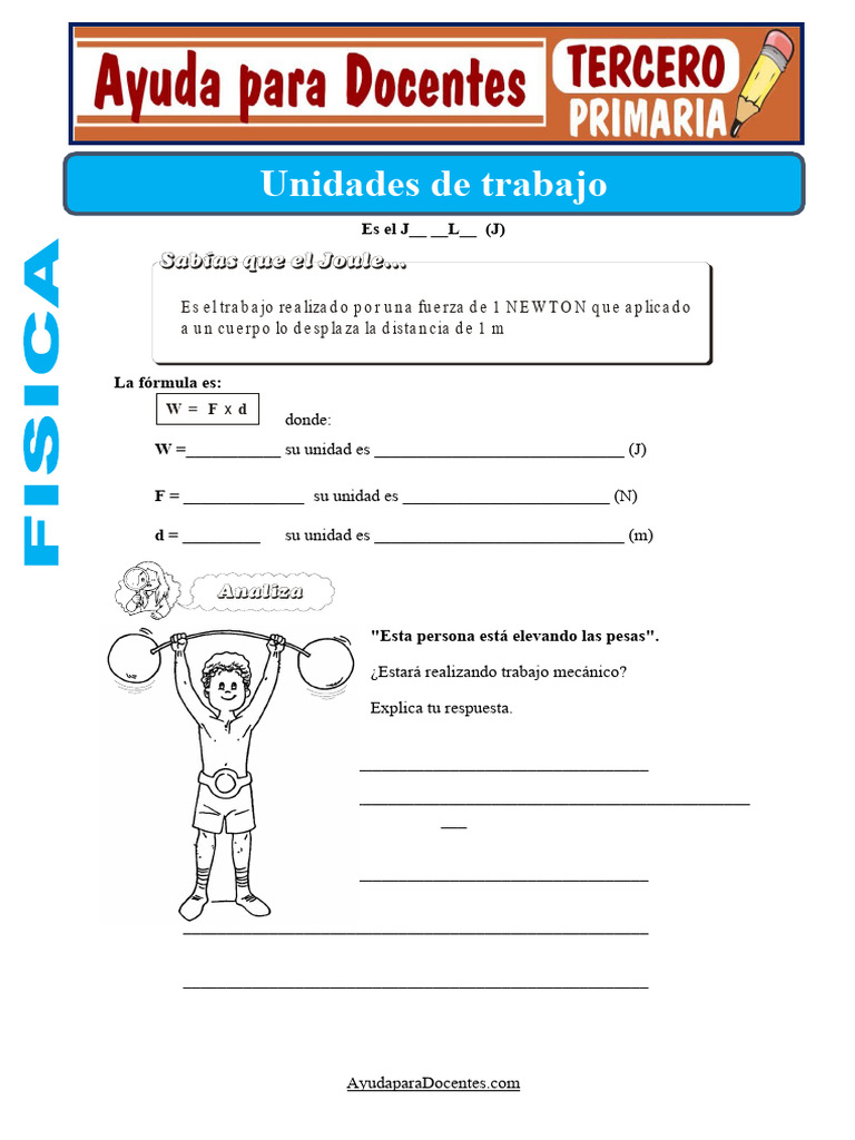 Unidades de Trabajo para Tercero de Primaria | Descargar gratis PDF | Metrología | Mecánica