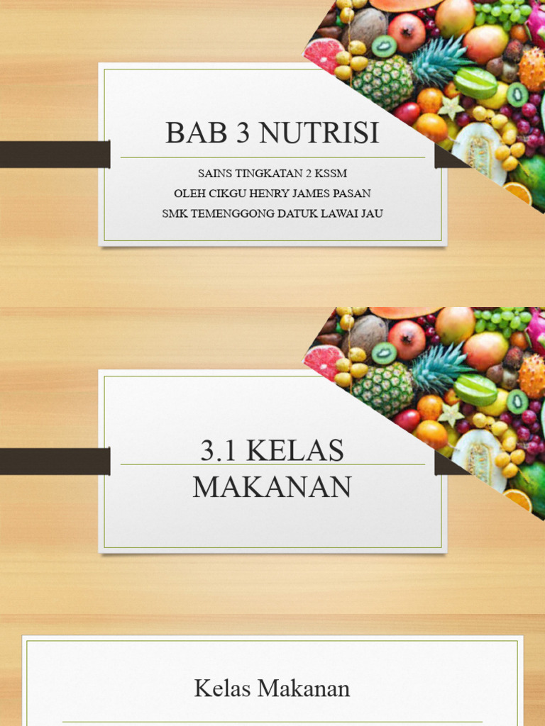 BAB 3 Sains Form 2 | PDF