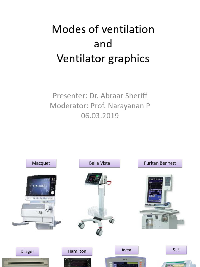 Ventilator Modes and Graphics Overview | PDF | Pulmonology | Diseases ...