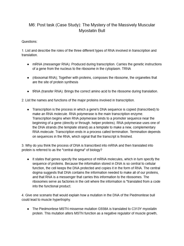 M6 Post Task (Case Study) | PDF