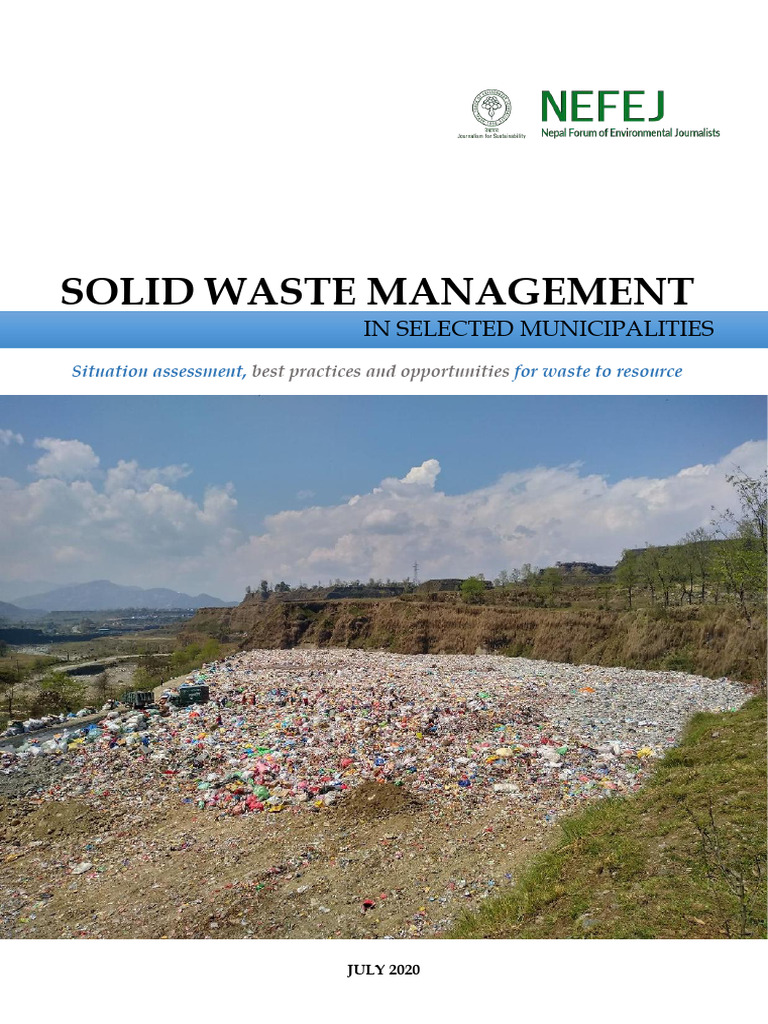 SWM in Selected Municipalities NEFEJ 2020 Opt | PDF | Waste | Recycling