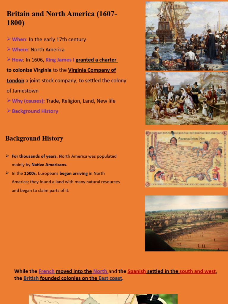 Britain & North America | PDF | New France | British Empire