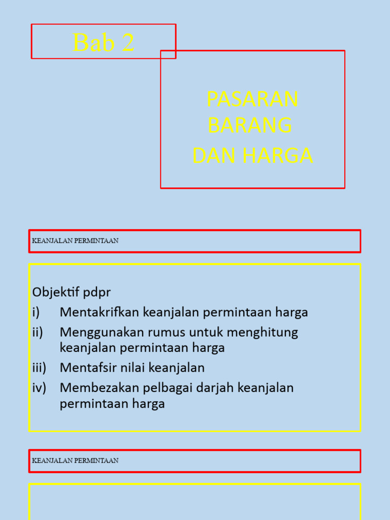 Bab 2 Keanjalan Permintaan | PDF