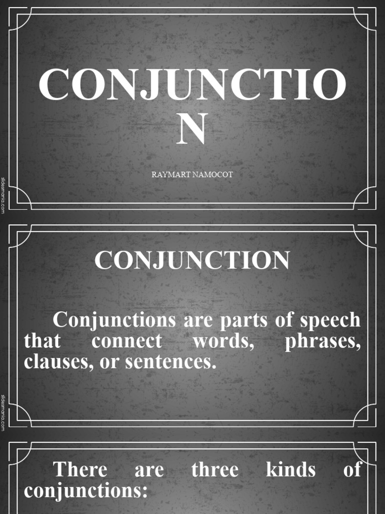 Conjunction and Preposition | PDF | Human Communication | Linguistics