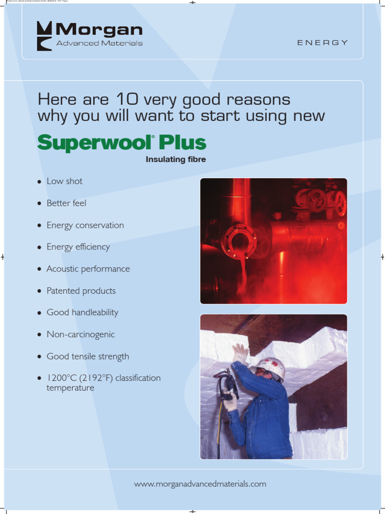 Superwool Posters | PDF | Building Insulation | Duct (Flow)