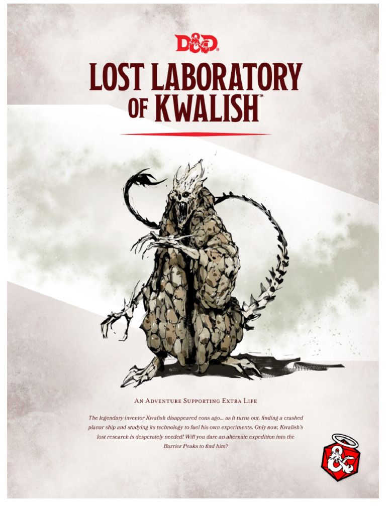 Lost Laboratory of Kwalish [2019] | PDF