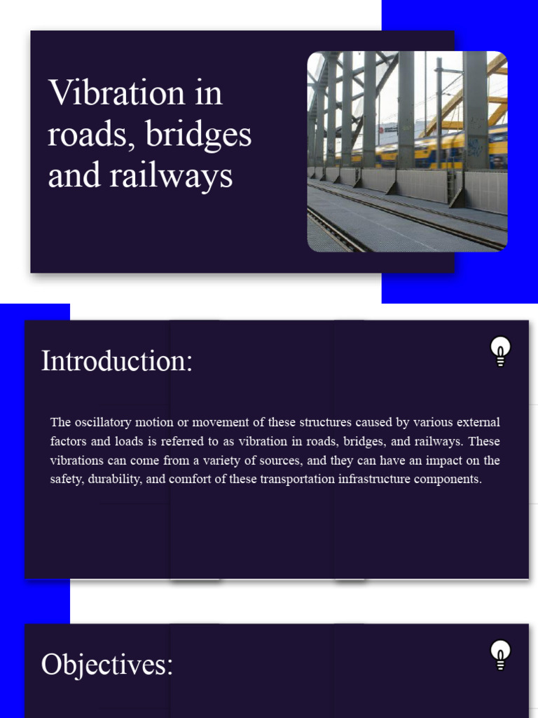 Vibration in Roads, Bridges and Railways | PDF | Road | Bridge