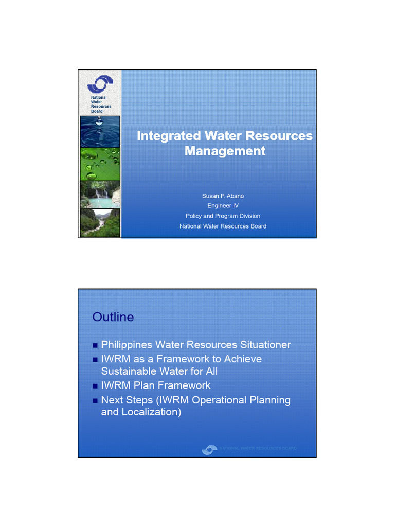 Integrated Water Resource Management - NWRB | PDF | Water Resources ...
