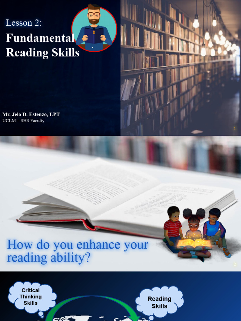 Lesson 2 - Fundamentals of Reading | PDF