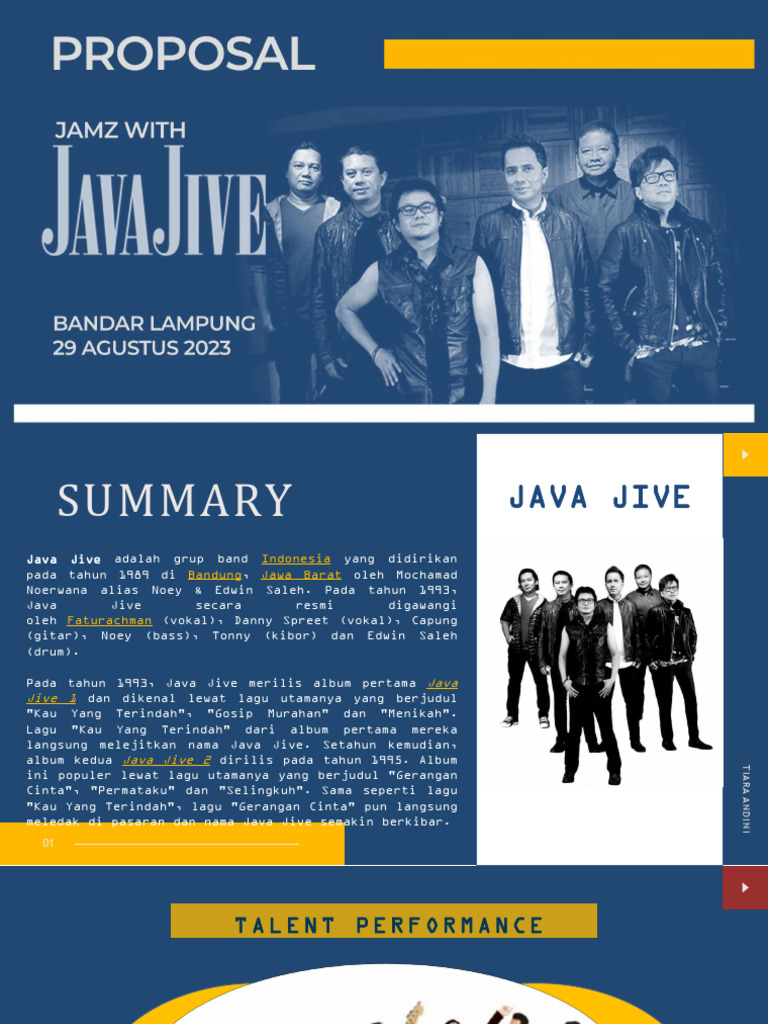 Konser Java Jive 2025 di Bandar Lampung | PDF
