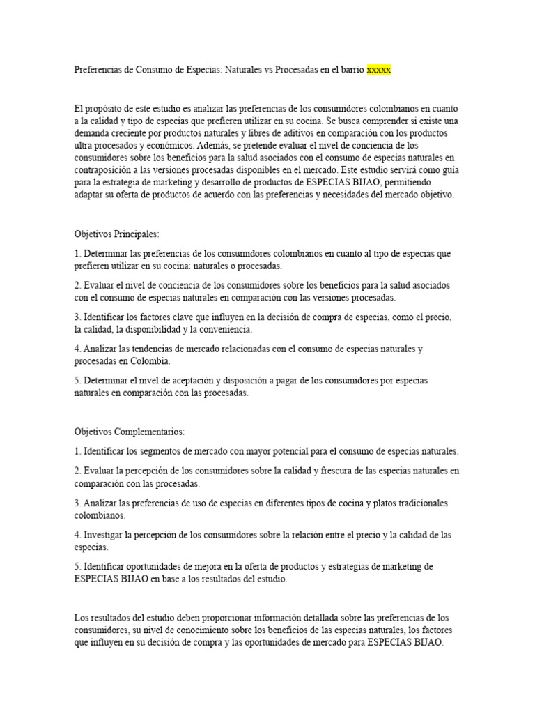 Borrador 2 | PDF | Mercado (economía) | Muestreo (Estadísticas)