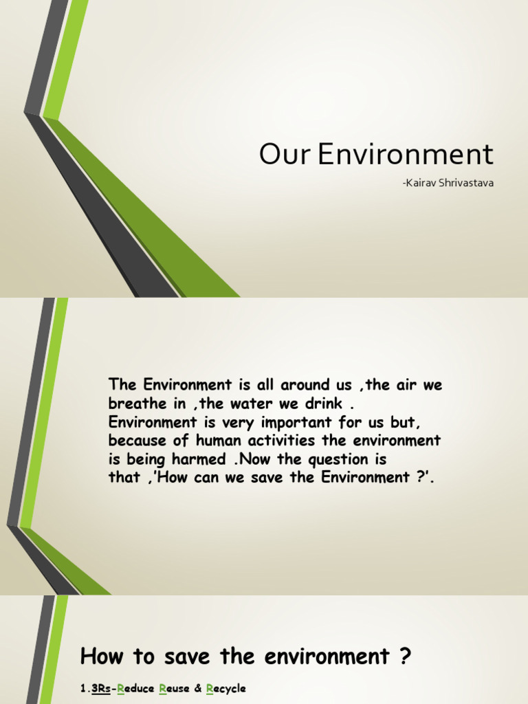 How to Save Our Environment Guide | PDF