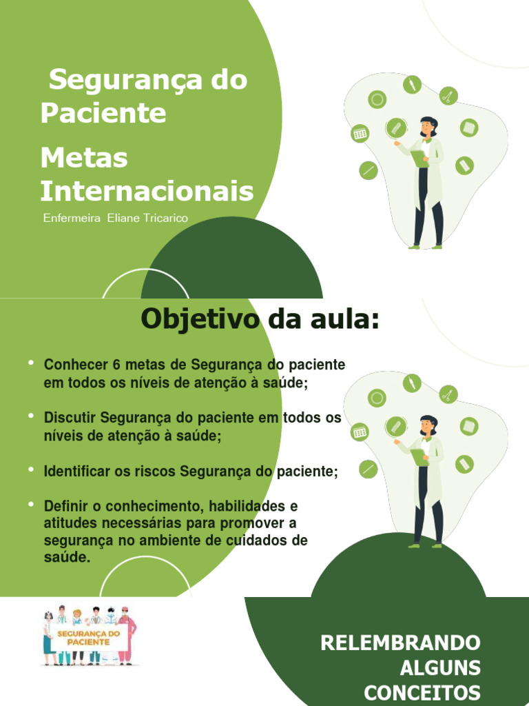 E-Book Segurança Do Paciente - Metas Internacionais | PDF