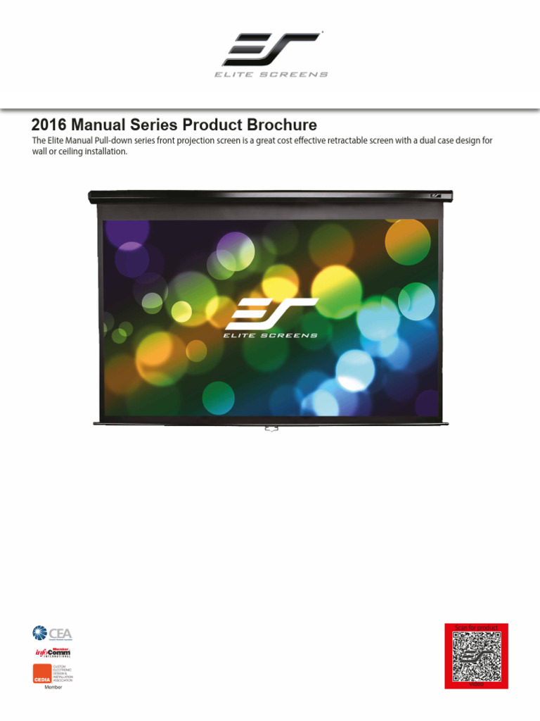 Manual Pull Down Screen | PDF | Manufactured Goods