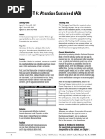 Bells Test | PDF | Neuropsychology | Cognition