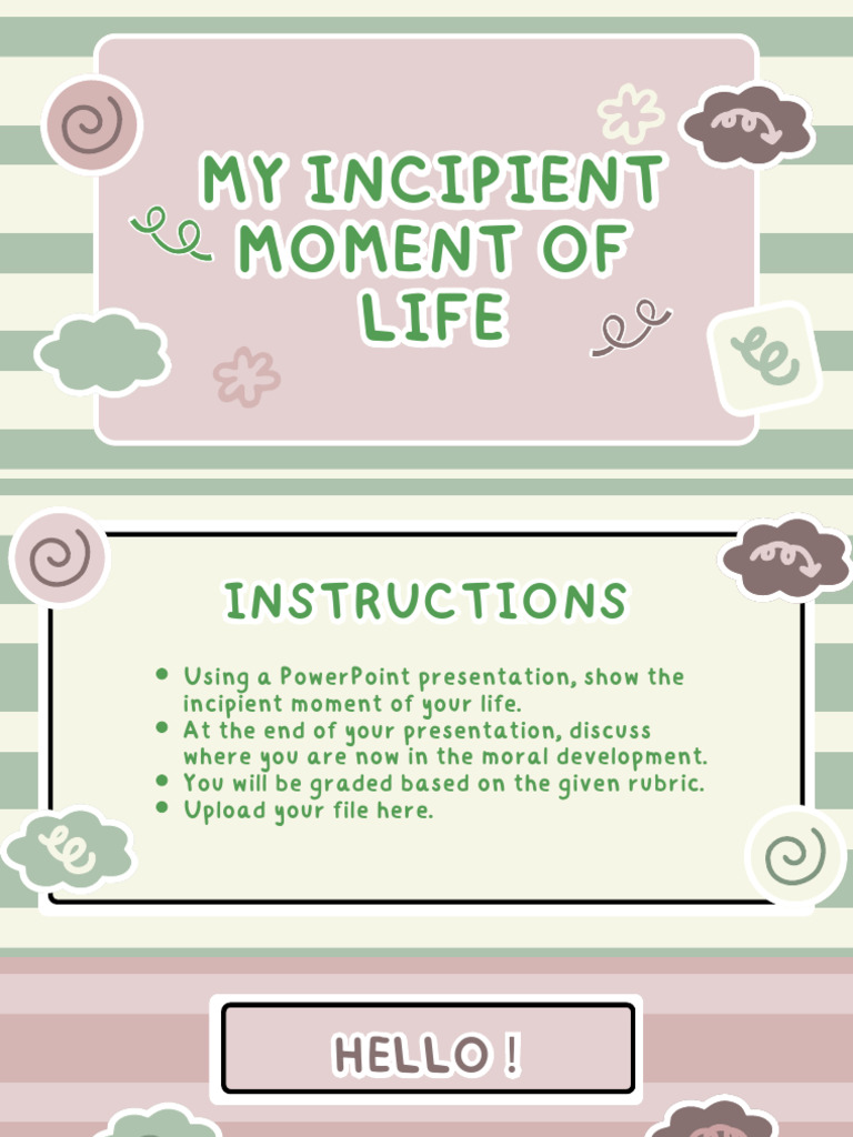 My Incipient Moment of Life - Ethics | PDF