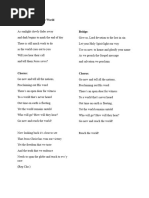 Bench Cheering Chants | PDF | Leisure